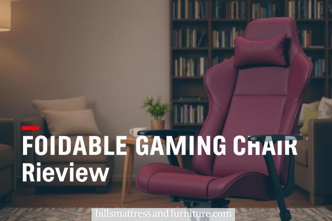 Foldable Gaming Chair Review: Comfy & Compact