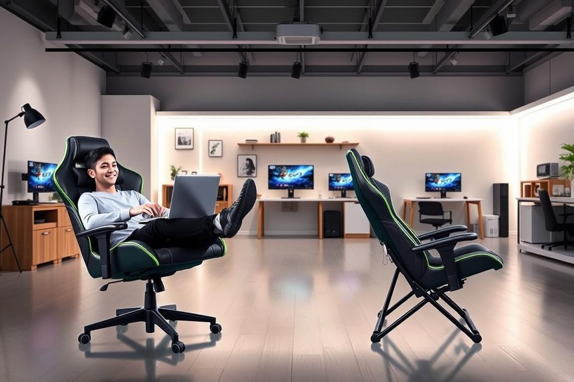 Foldable Gaming Chair Review: Comfy & Compact